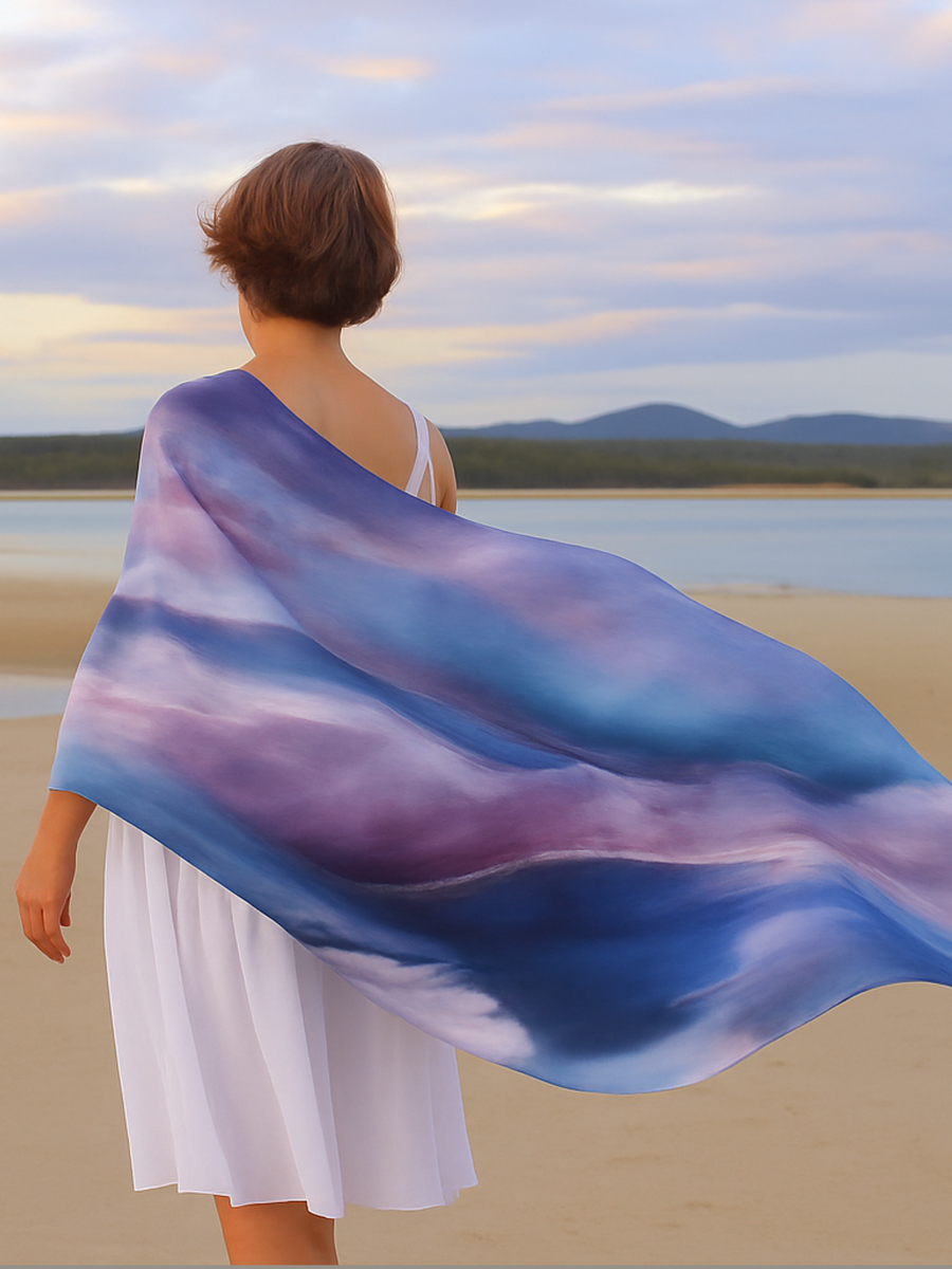 Scarves of Australia | 100% silk | The perfect gift – Australia Scape